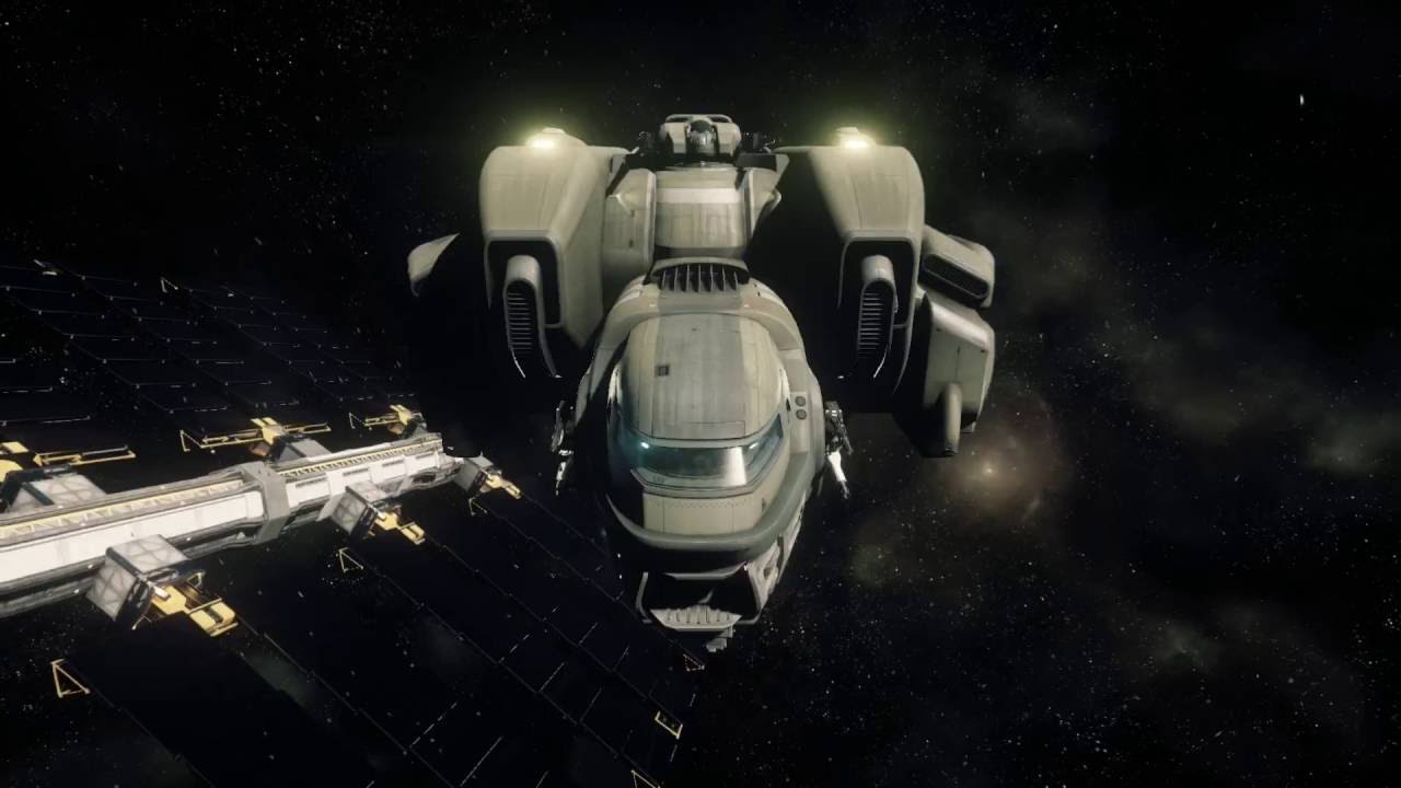 Star citizen, first time in a massive ship - YouTube
