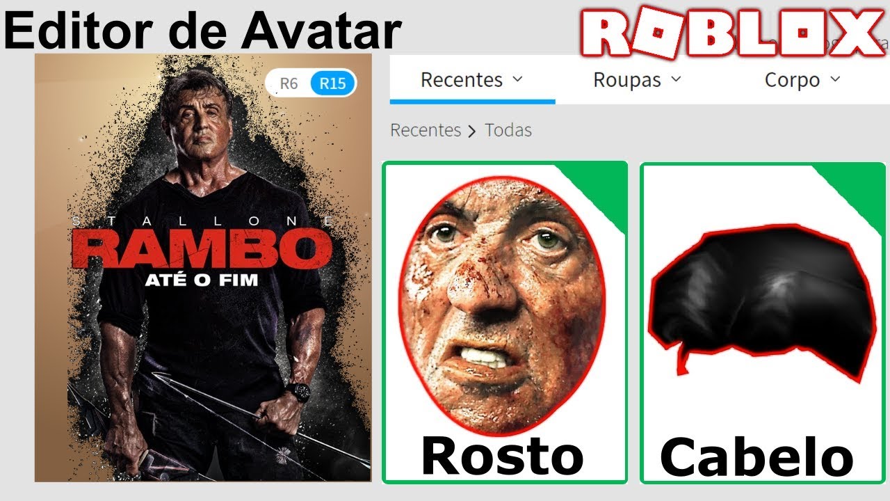 RAMBO NO ROBLOX - PERFIL | Roblox Avatar | - YouTube