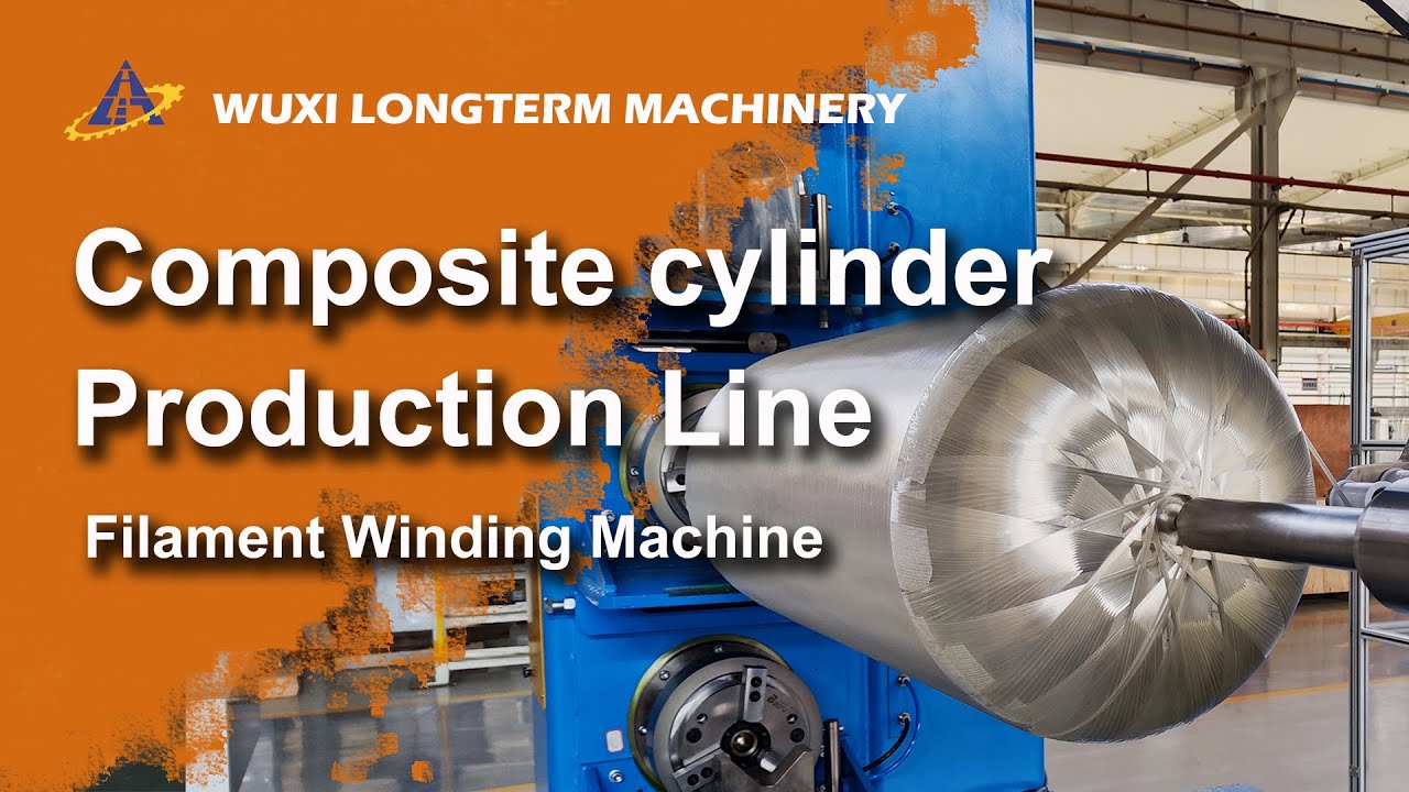 Composite Cylinder Filament Winding Machine, Computer Control Filament ...