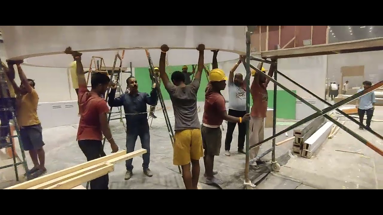 ORANGE FISH TEAM WORK MODE EXHIBITION STALL PRODUCTION AT JIO WORLD BKC ...