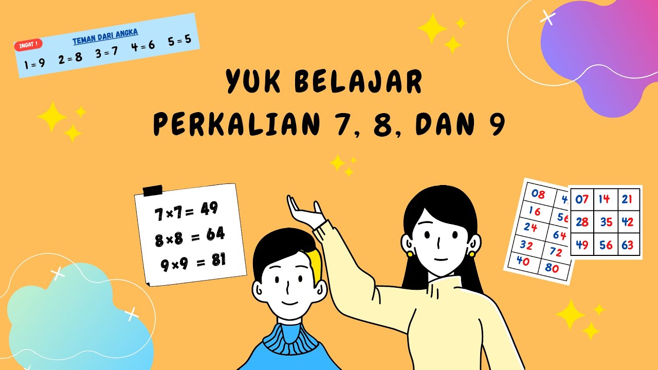 Tips dan cara mudah perkalian 7, 8, dan 9 ll UAS PEMBELAJARAN ...