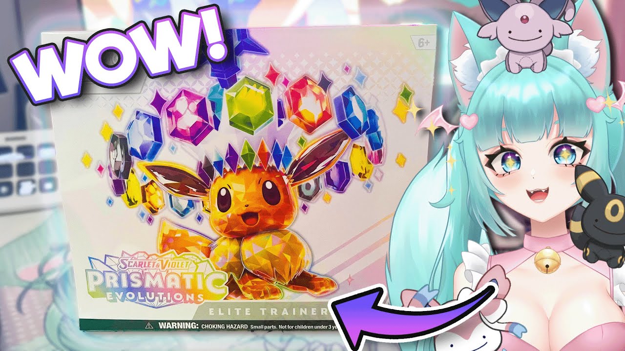 Opening Prismatic Evolutions LIVE! The most HYPED Pokémon set EVER ...