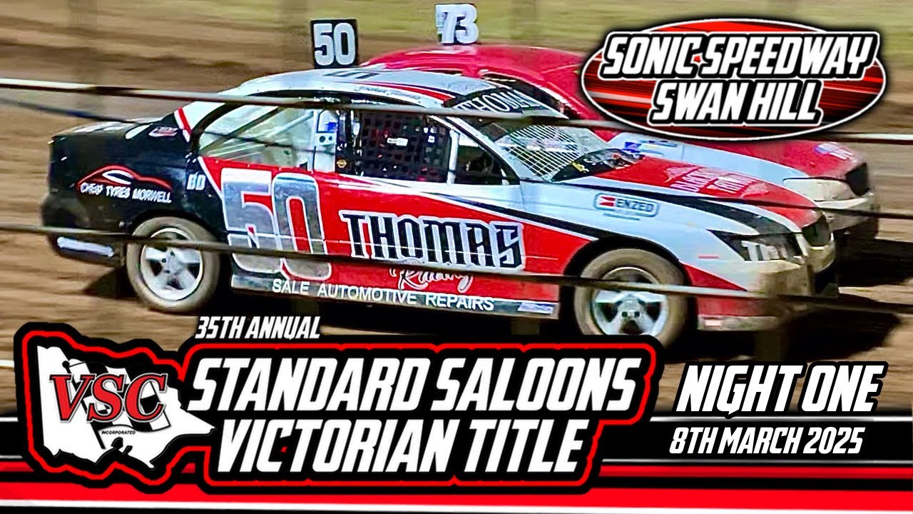 2025 VSC Standard Saloons Victorian Title Night One Sonic Speedway Swan ...