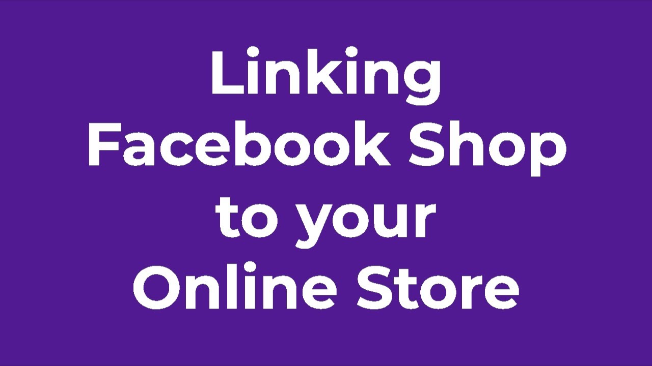 Linking Facebook Shop to your Phorest Online Store - YouTube