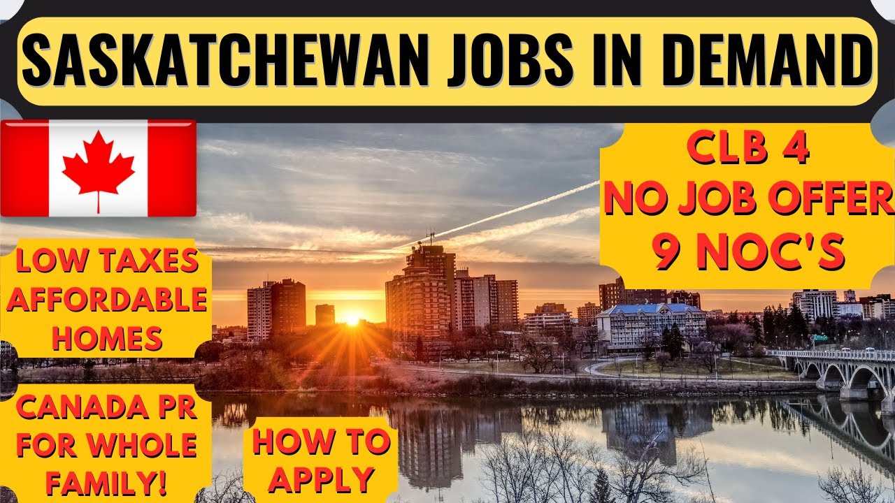 SINP Canada 2022 Jobs In Demand SINP Application Process Occupation SINP Canada 2022 Jobs In Demand SINP Application Process Occupation