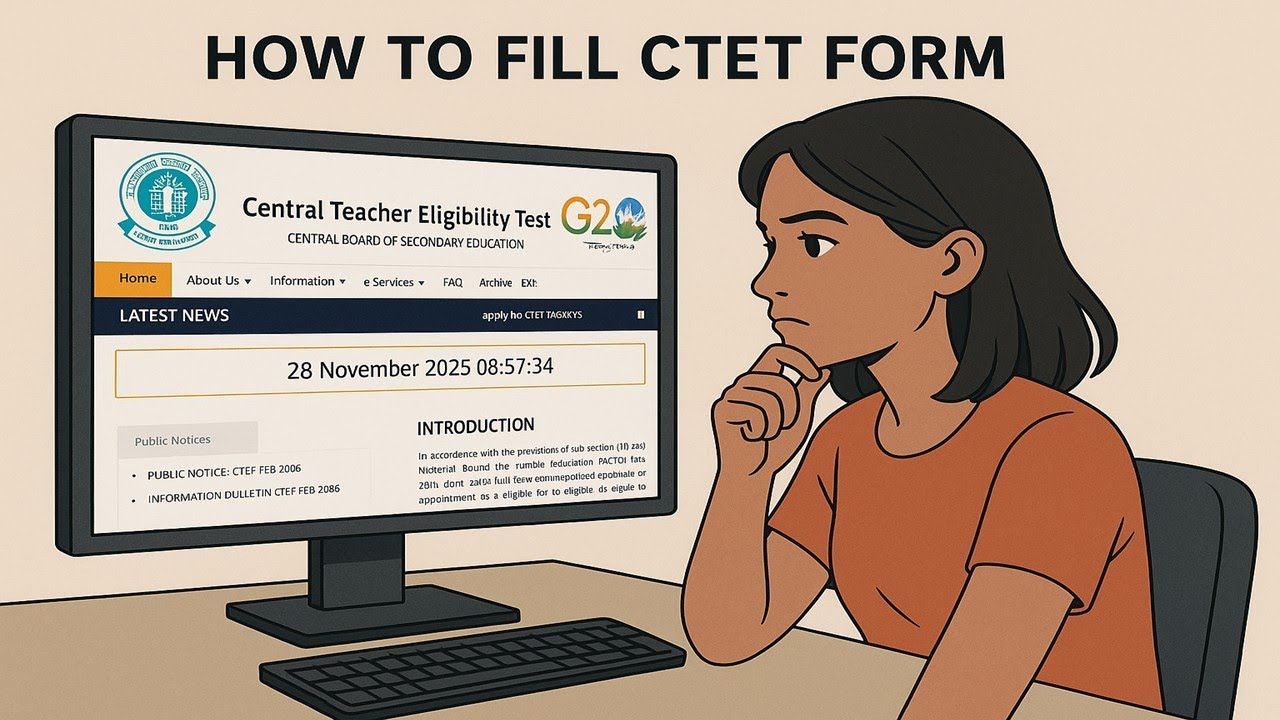 CTET फॉर्म कसा भरावा? | HOW TO FILL CTET FORM - YouTube