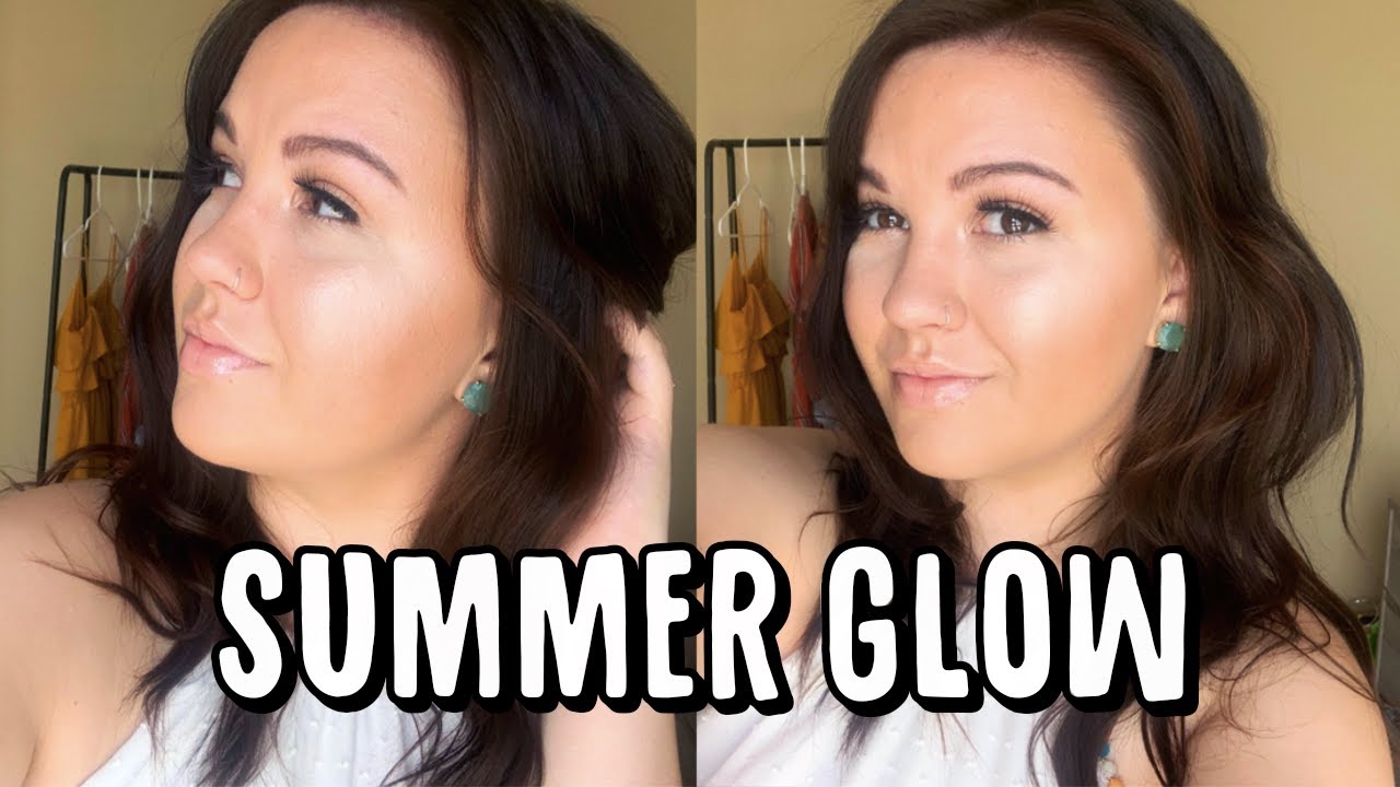 natural glowy makeup tutorial | summer makeup look - YouTube