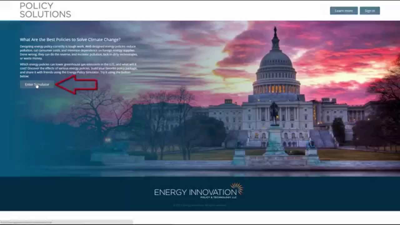 Energy Policy Simulator Introduction - YouTube