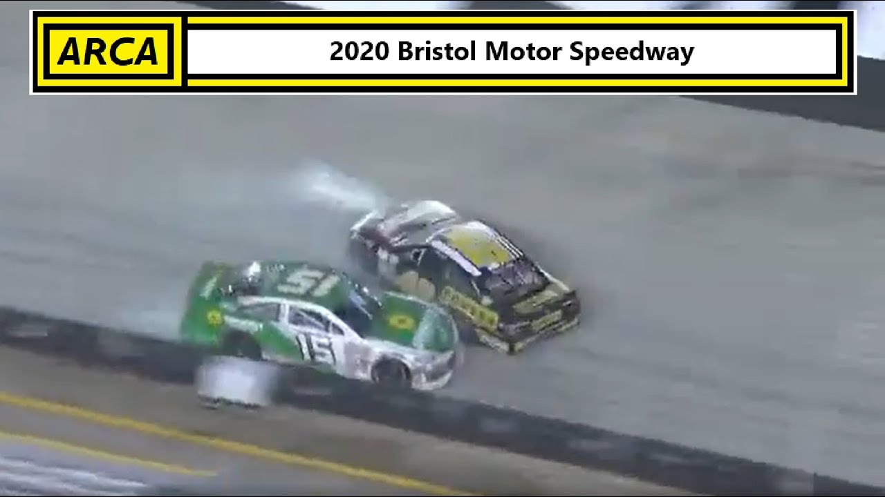 All ARCA Crashes from the 2020 Bush's Beans 200 - YouTube