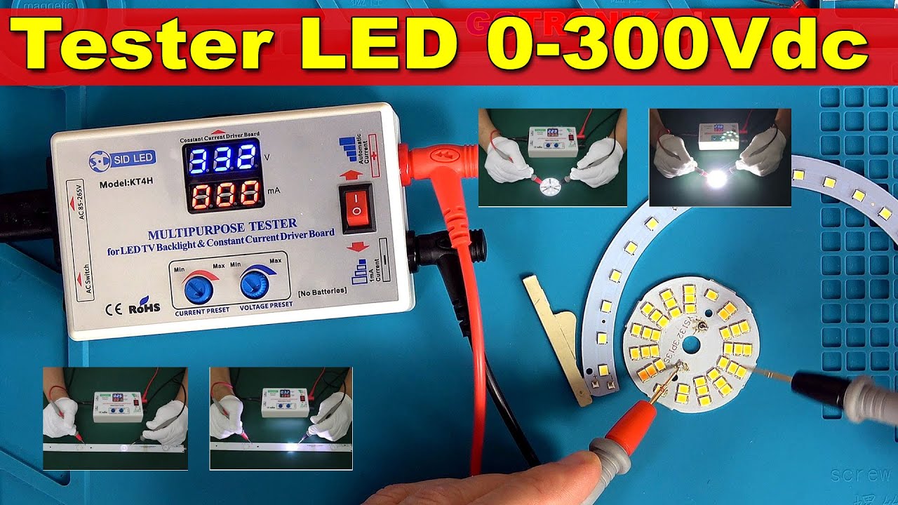 Tester LED 0→330V 0→150mA diod tester podświetlenia LED TKDMR-TD3H ...