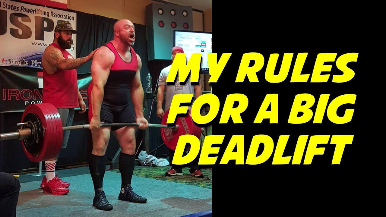 My Rules for Building a 700-Pound* Deadlift - YouTube