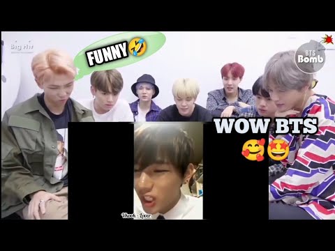 full comedy funny bts reaction||😂😂bts reaction on their own videos#bts ...