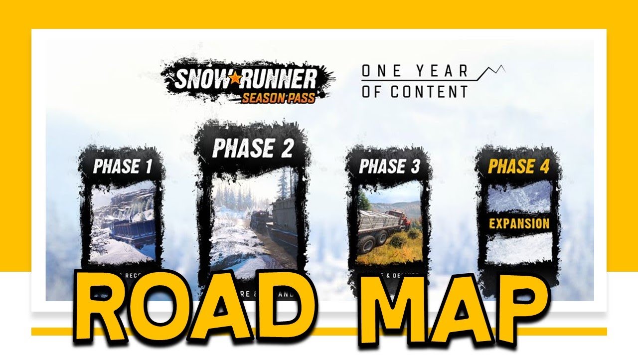 Snowrunner Road Map -- Phase 2 - YouTube