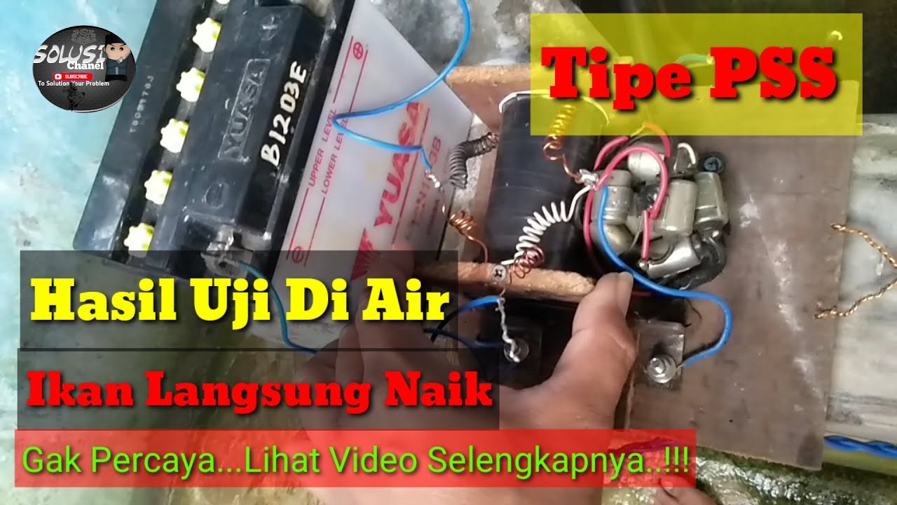 Setrum Ikan Tipe PSS Lebih Tajam Di Air - YouTube