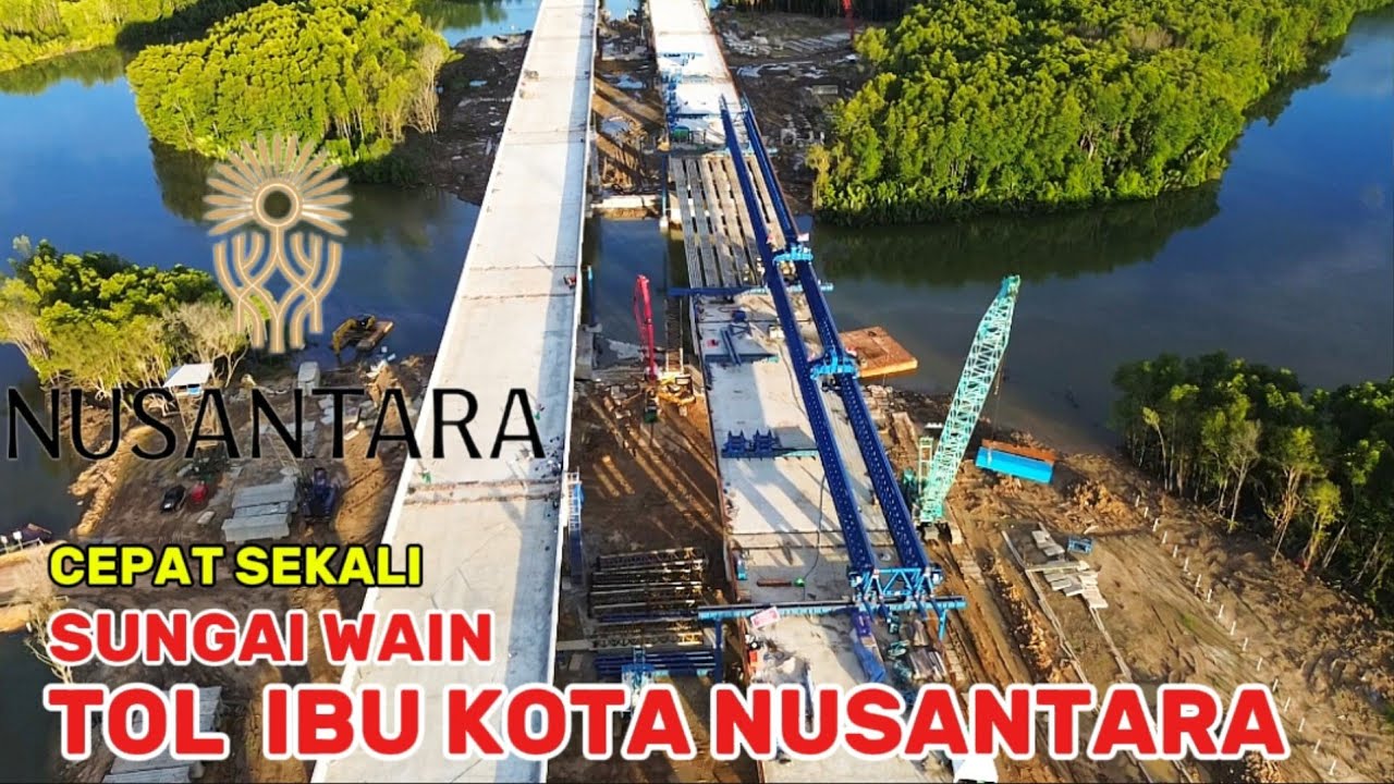 Ikn hari ini📍Progres pembangunan jalan Tol IKN KM.18 - KM.24 Ibu Kota ...