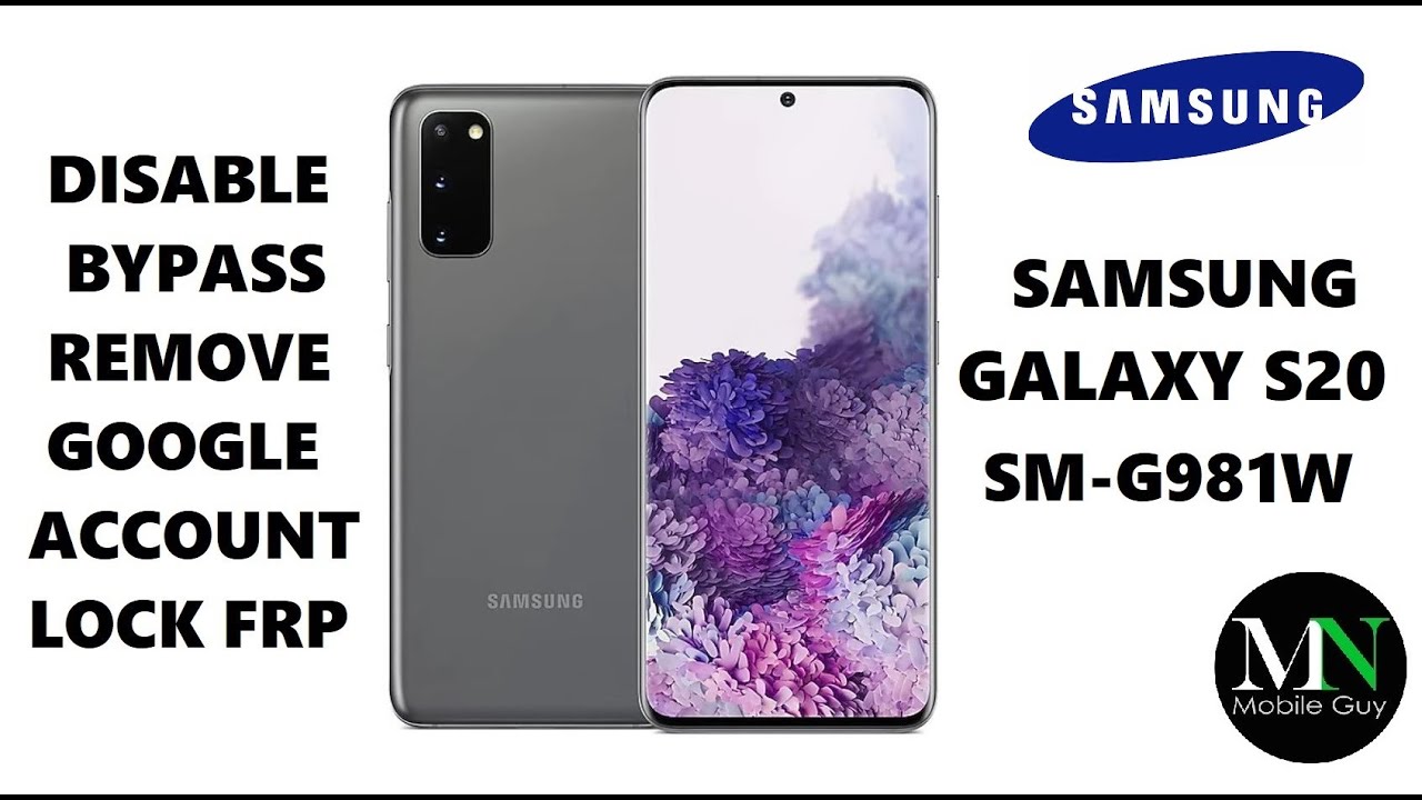 Disable Bypass Remove Google Account Lock FRP on Canadian Samsung ...