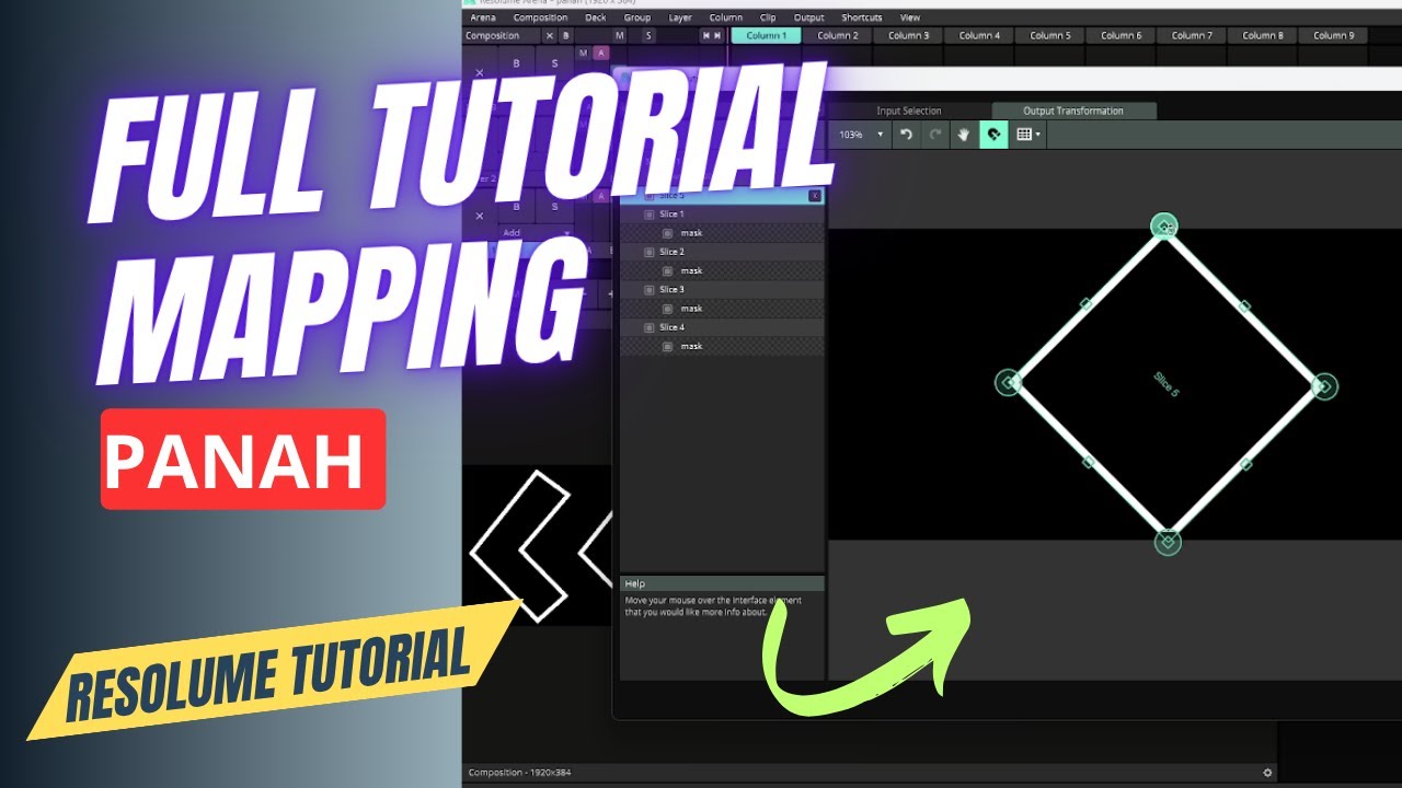 Full Tutorial Mapping Panah Resolume || Resolume Tutorial - YouTube