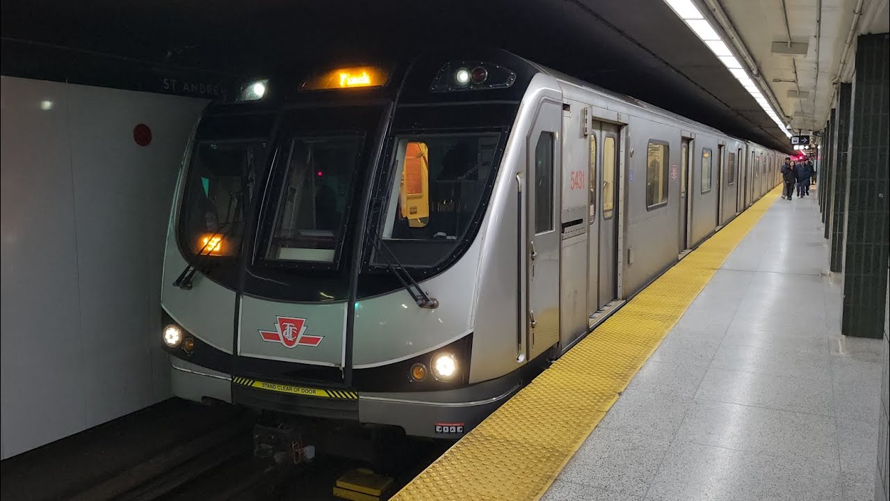 TTC 150 (Toronto Rocket) - 5431-5436 Departing St Andrew - YouTube