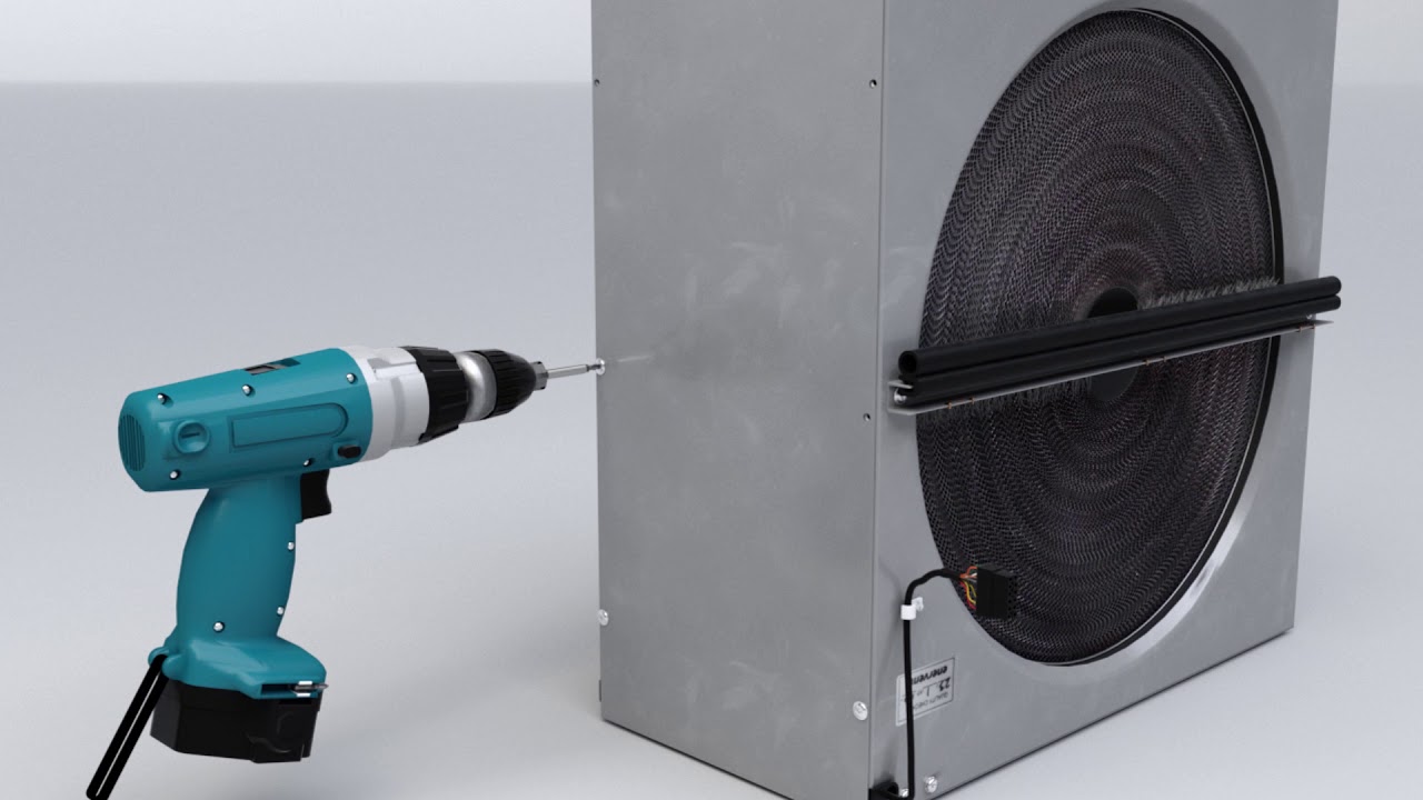 Enervent - Heat Exchanger Belt Replacement Using the Spare - YouTube