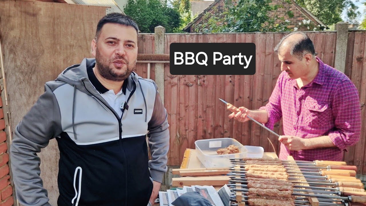 BBQ Party Vlog | Seekh Kabab | Chicken Wings | Matka Chai - YouTube