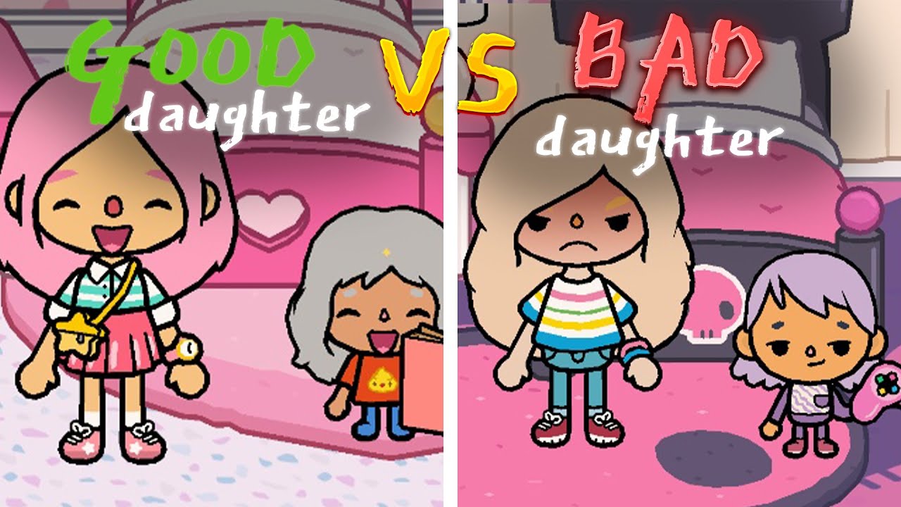 Good daughter VS bad daughter / Toca Boca Story | ToCaBo - YouTube