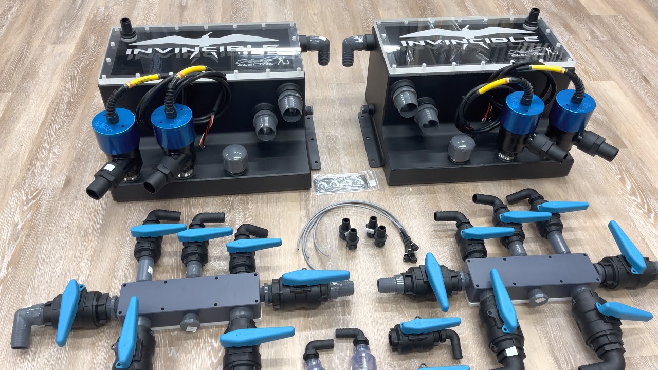 Invincible 46' Catamaran Complete live well setup - YouTube