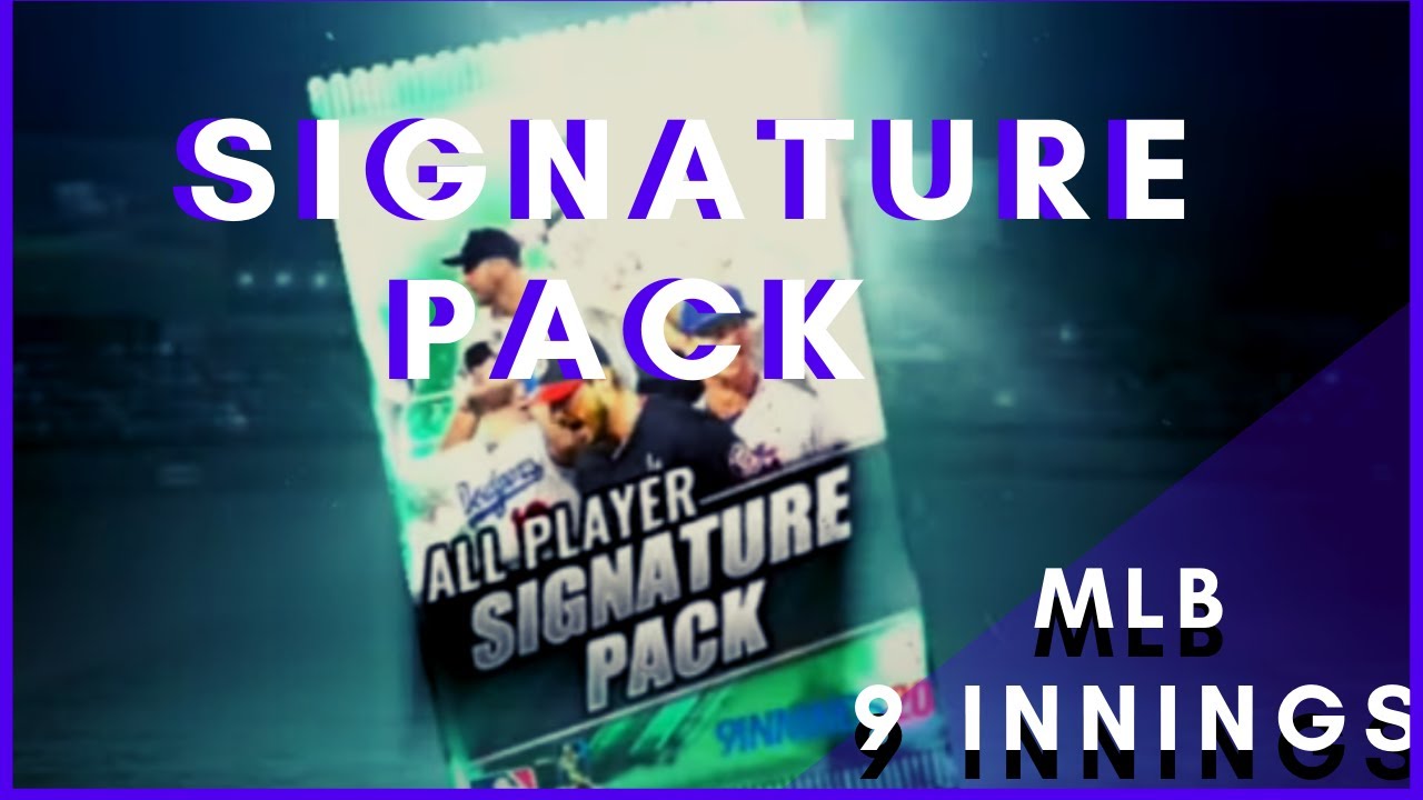 MLB 9 Innings 20! Signature Packs! Signature Combo! Diamond Packs ...