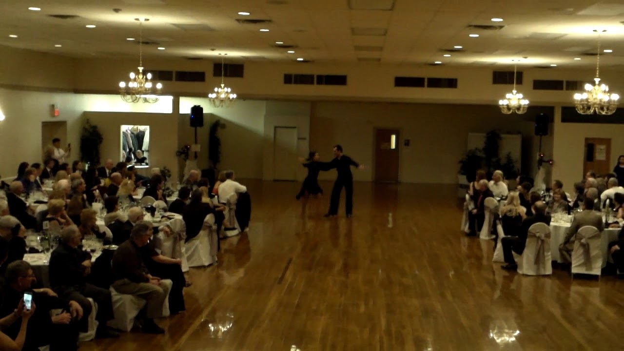 2017 NYE dance at Nottingham Ballroom Cha Cha performance by Emily Tang ...