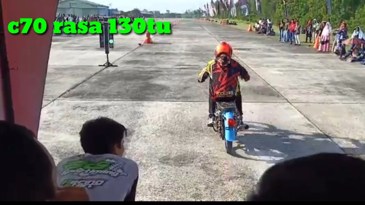 Drag bike c70 || c70 mesin jahat - YouTube