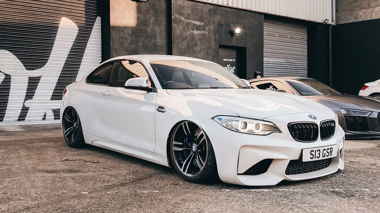 We install Airlift Performance 3P suspension to the BMW M2 - YouTube