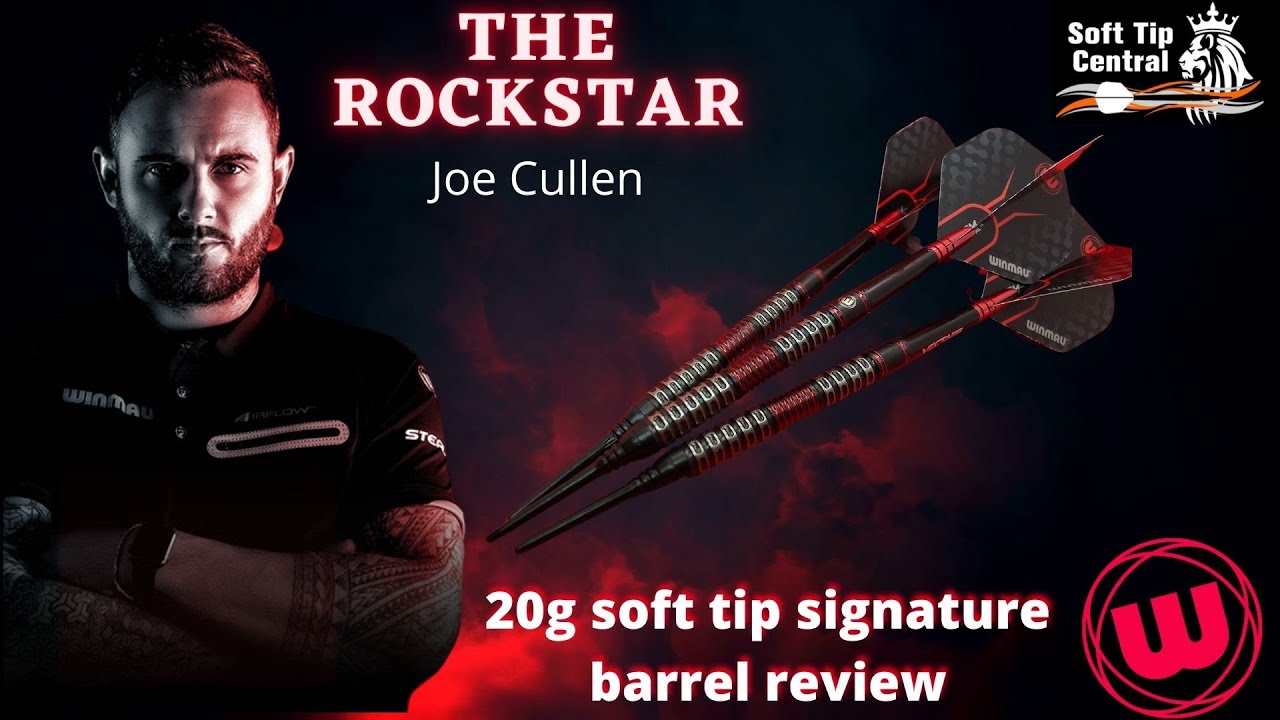 @WinmauDartsTV Joe Cullen S.E. Signature 20g Soft Tip Review - YouTube