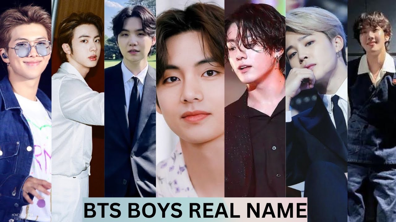 BTS Boys Real Name- World of celeb's | BTS Member Name | BTS | BTS Boys ...