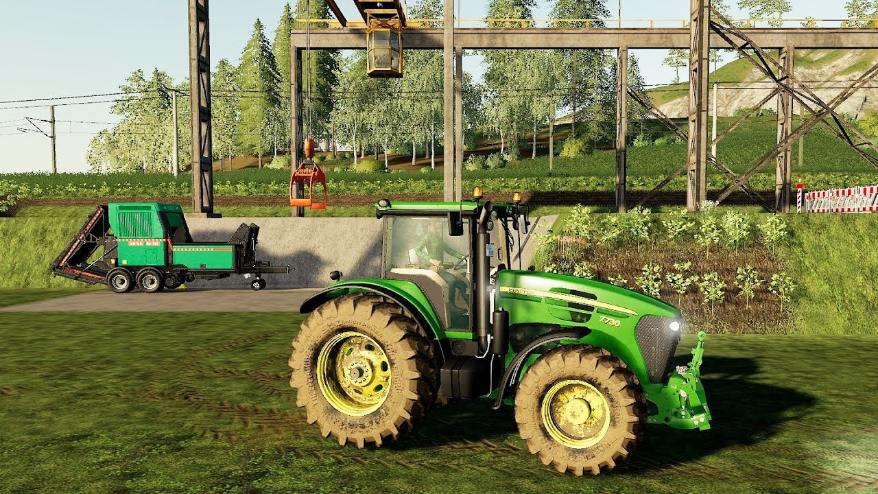FS19 - Forestry and Farming on Felsbrunn 052 - Portal Crane - YouTube