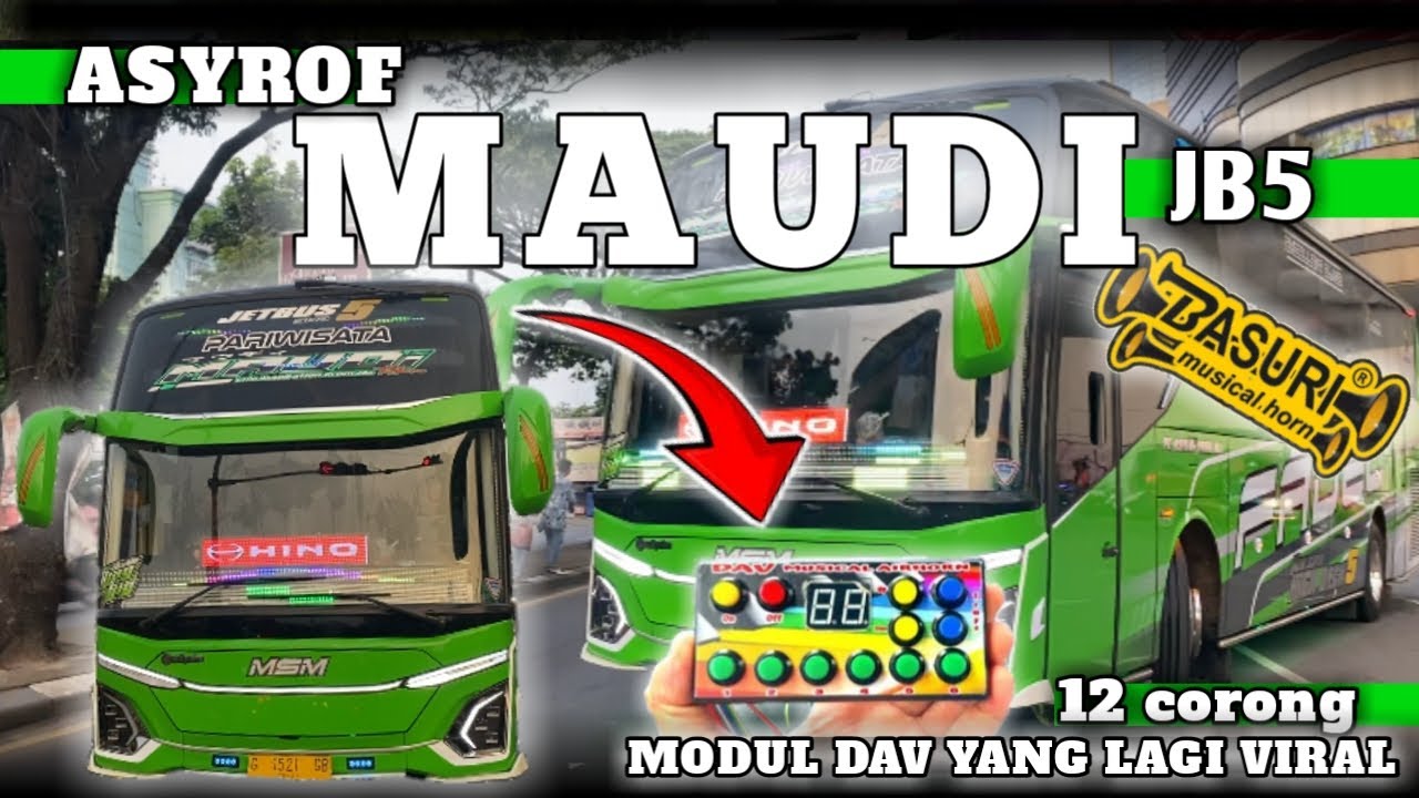 NGOYOD!! BUS VIRAL ASYROF MAUDI JB5 MODUL DAV - YouTube