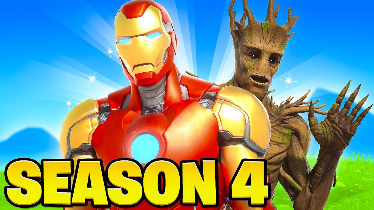 The NEW SEASON 4 Fashion Show in Fortnite... (Marvel Battle Pass Skins ...