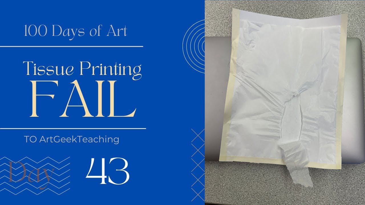 Mixed Media | Tissue Paper Printing | Easy Mixed Media - YouTube