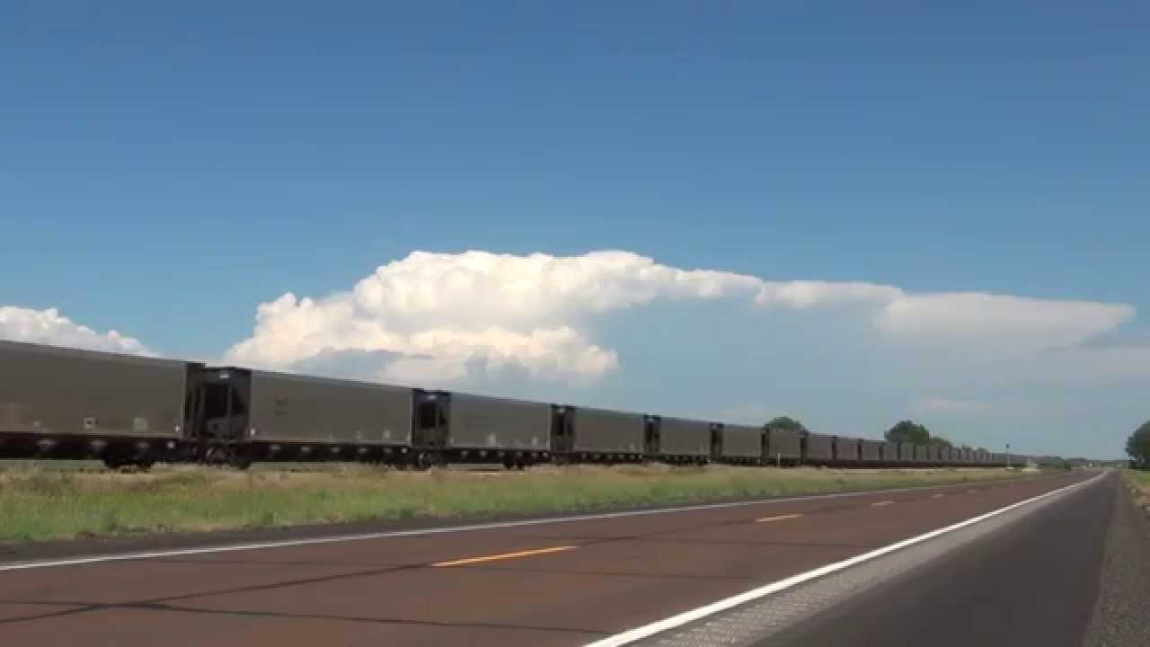 BNSF 9488 West near Cairo, NE 7/31/14 (HD) - YouTube