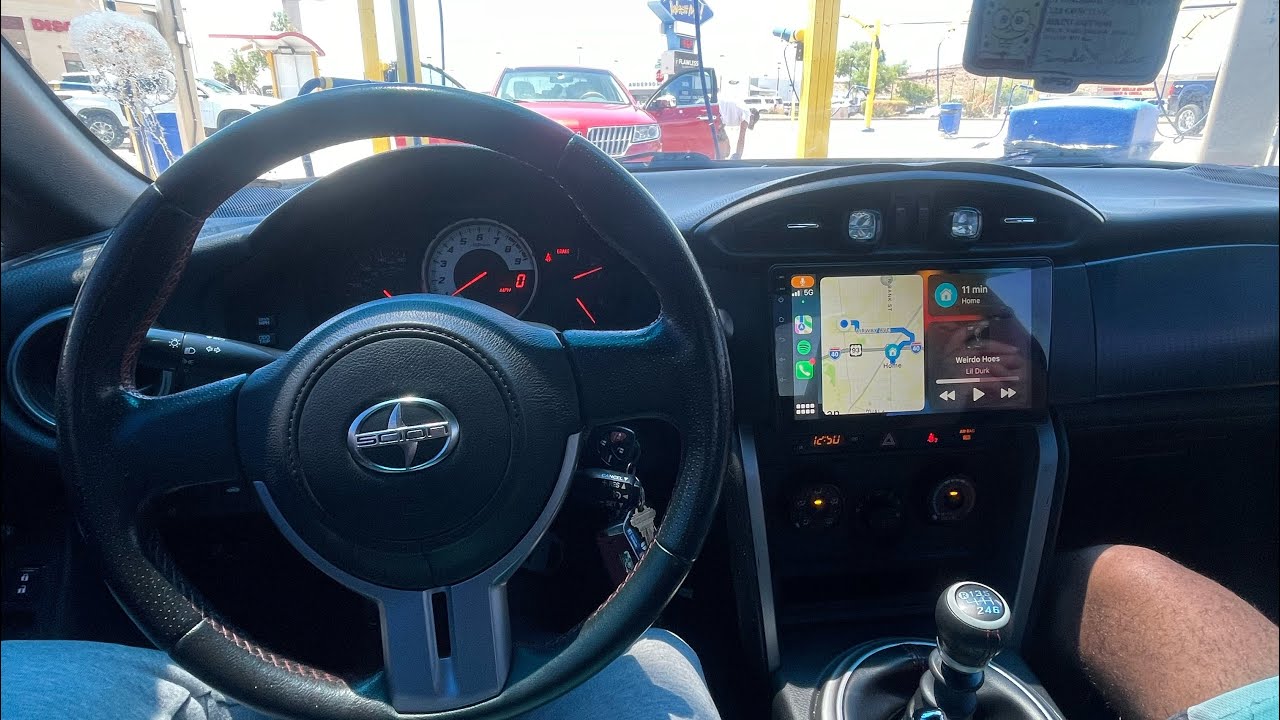 Installing an idoing head unit on the Frs🤩 - YouTube