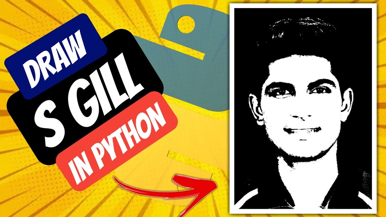 How to draw S Gill using python - YouTube