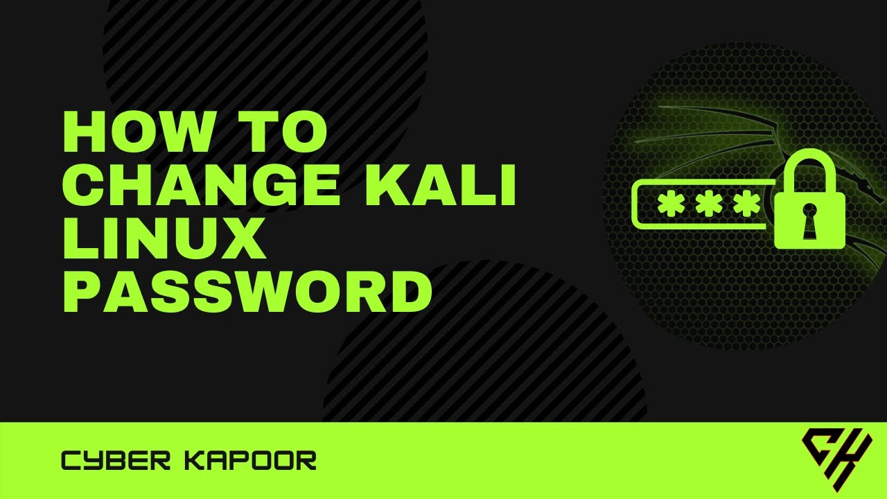 How To Change Kali Linux Password Via Terminal YouTube how-to-change-kali-linux-password-via-terminal-youtube