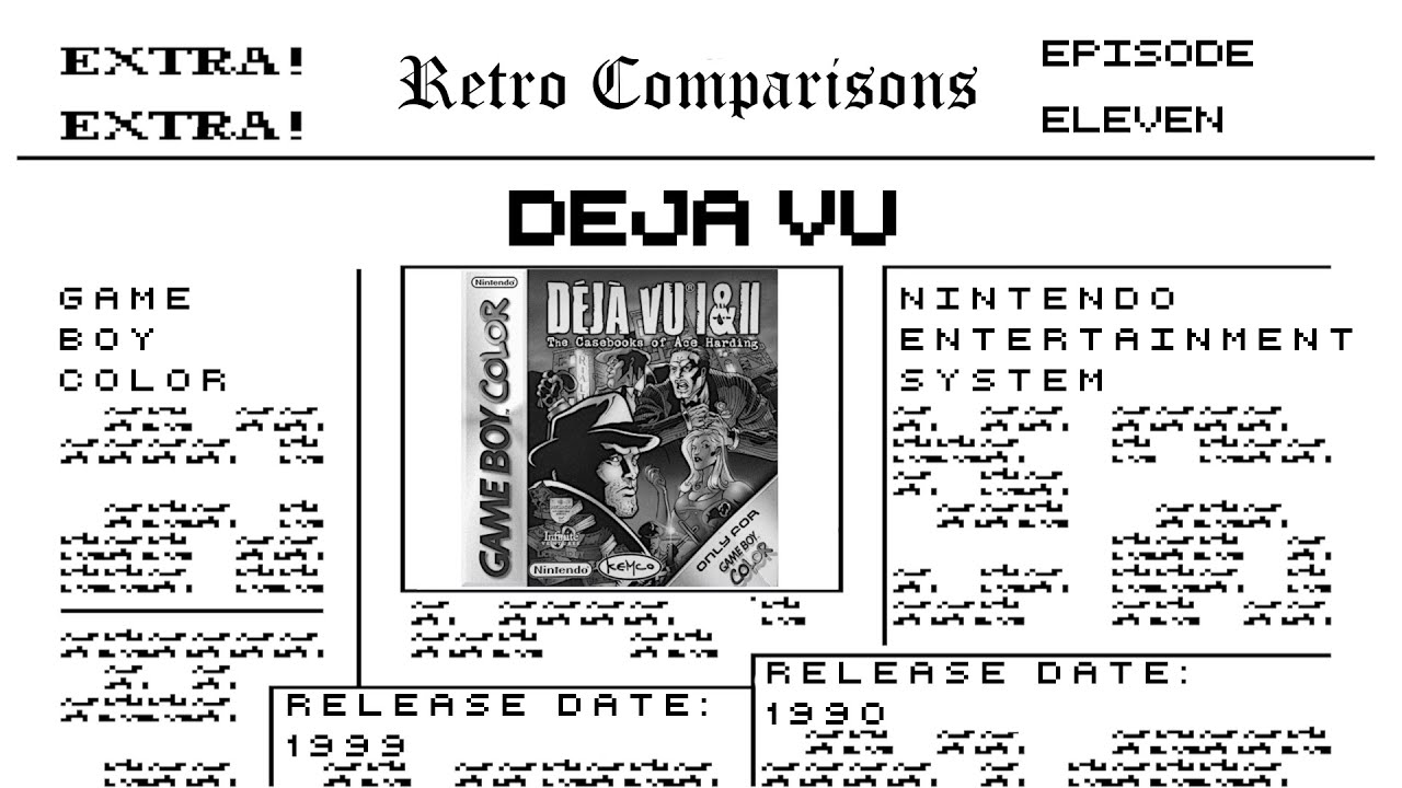 NES Vs Game Boy Color - Deja Vu - YouTube