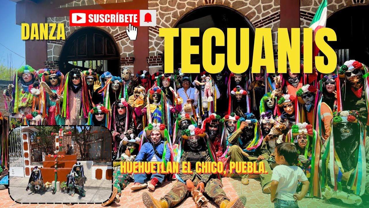 ASI ES LA TRADICIONAL DANZA TECUANES EN HUEHUETLAN EL CHICO PUEBLA 🐯 ...
