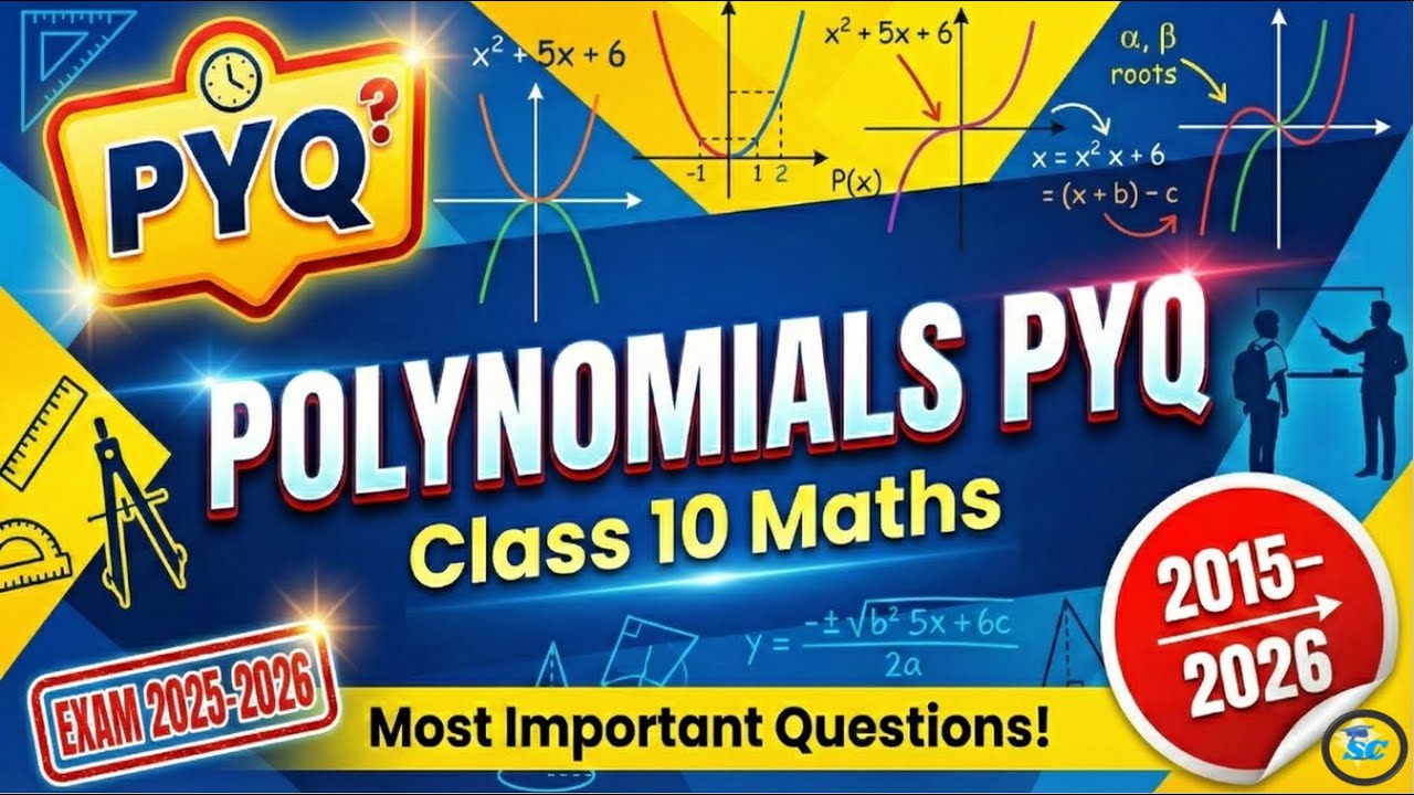 Polynomials PYQ 2015–2025 | Class 10 Maths CBSE #education #maths - YouTube