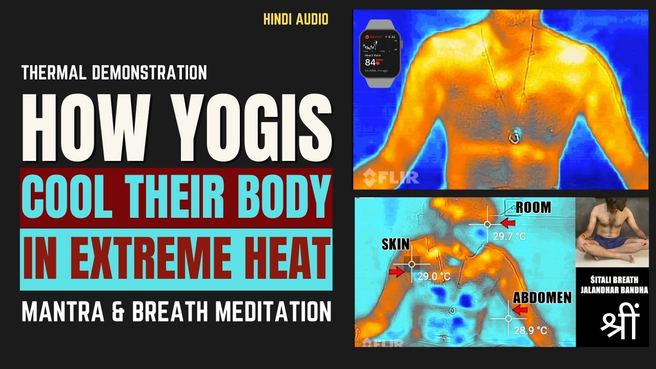 How Yogis Cool Their Body In Extreme Heat, World In Thermal Camera ...