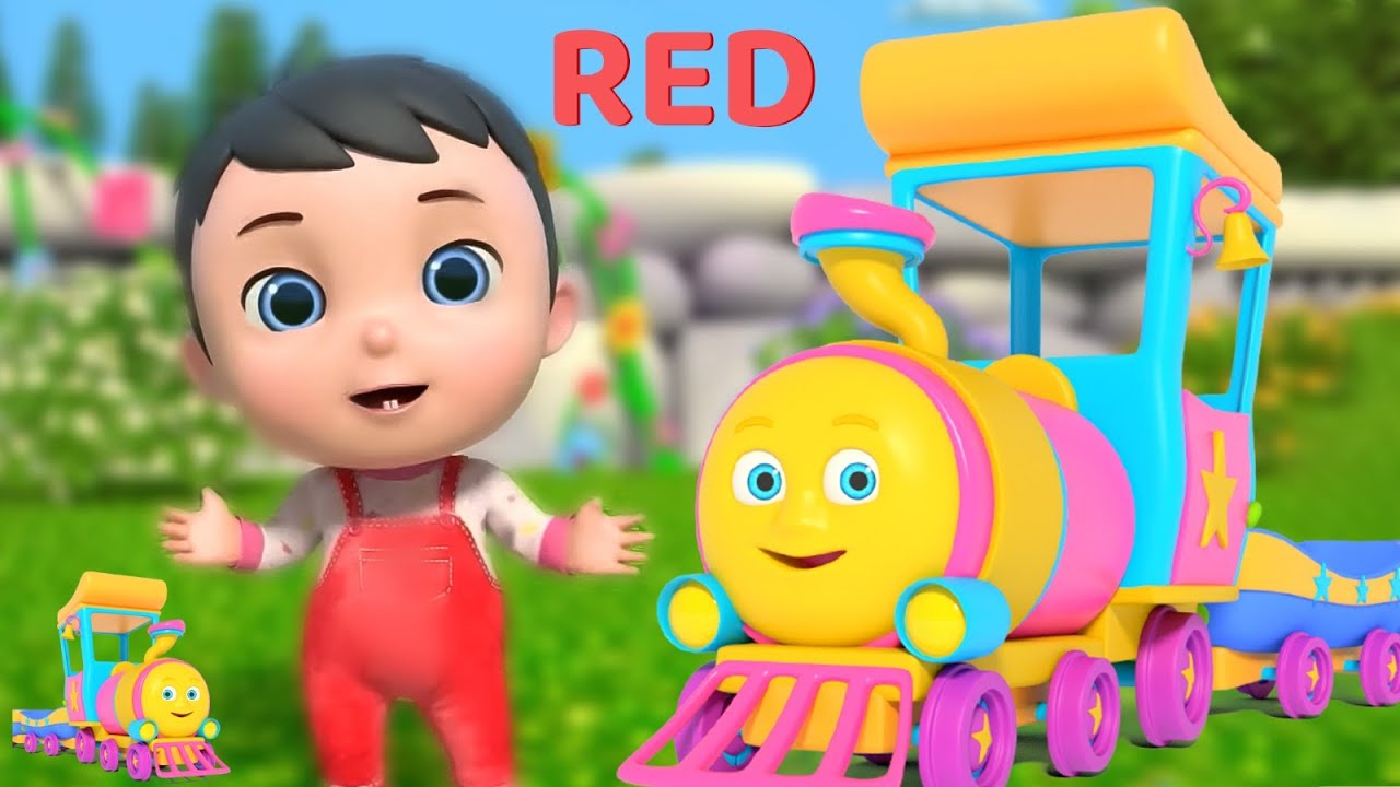 Red Color Song, लाल रंग का गीत, Veggie Song, Hindi Preschool Song and ...