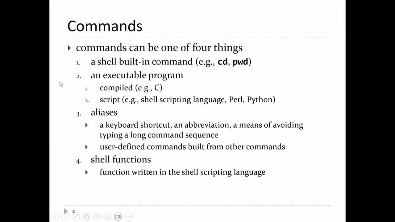 2023-09-11 CISC 220: Commands - YouTube