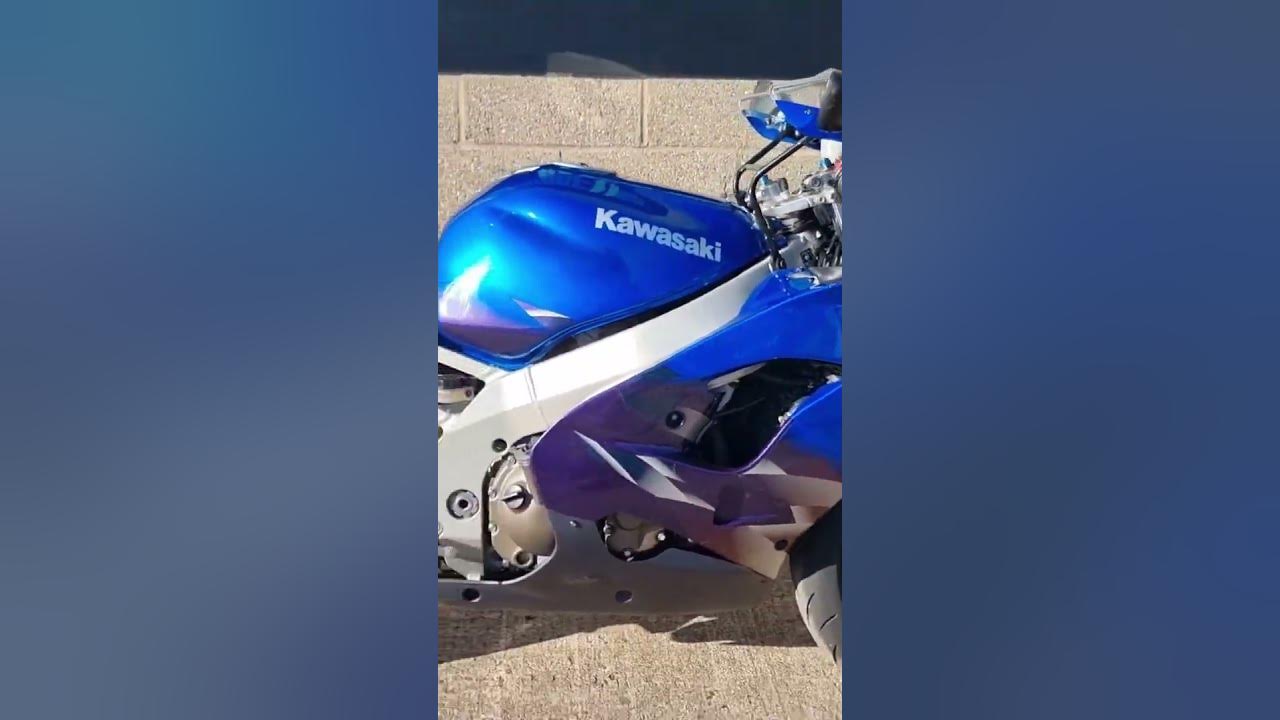 Kawasaki ZX9R C Model 1998 1999 - YouTube
