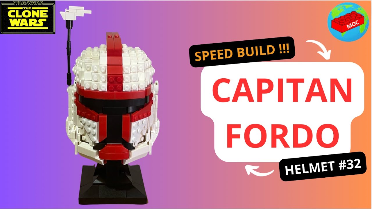 Lego Captain Fordo Helmet MOC - Helmet #32 - YouTube