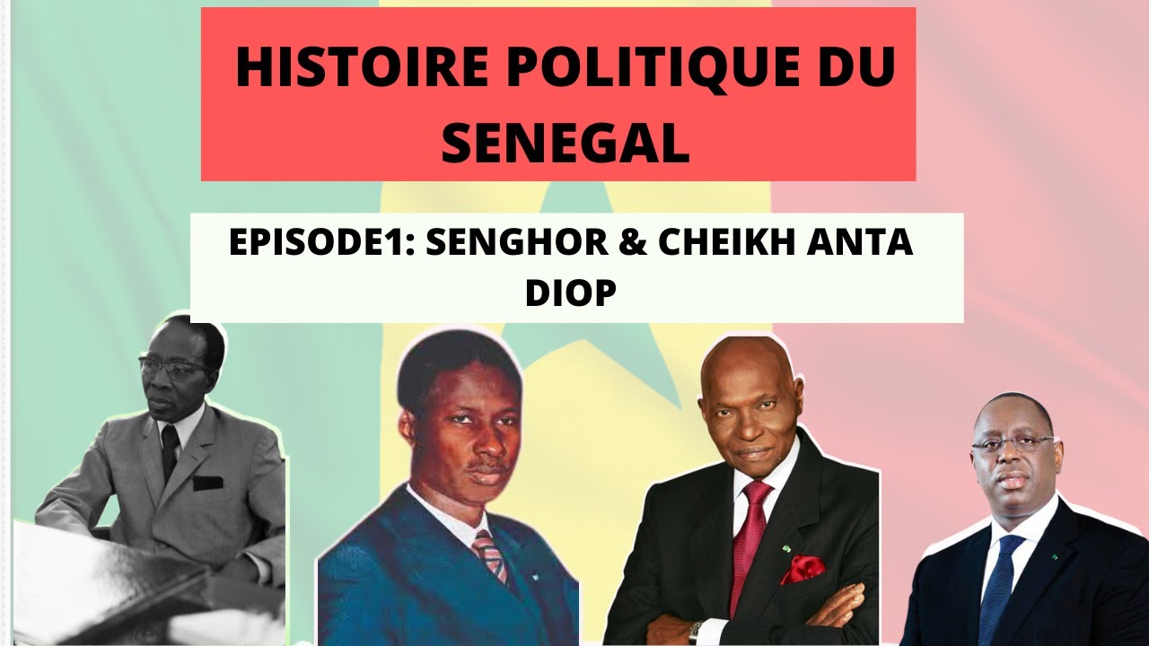 histoire politique du Sénégal : Senghor vs Cheikh anta diop - YouTube