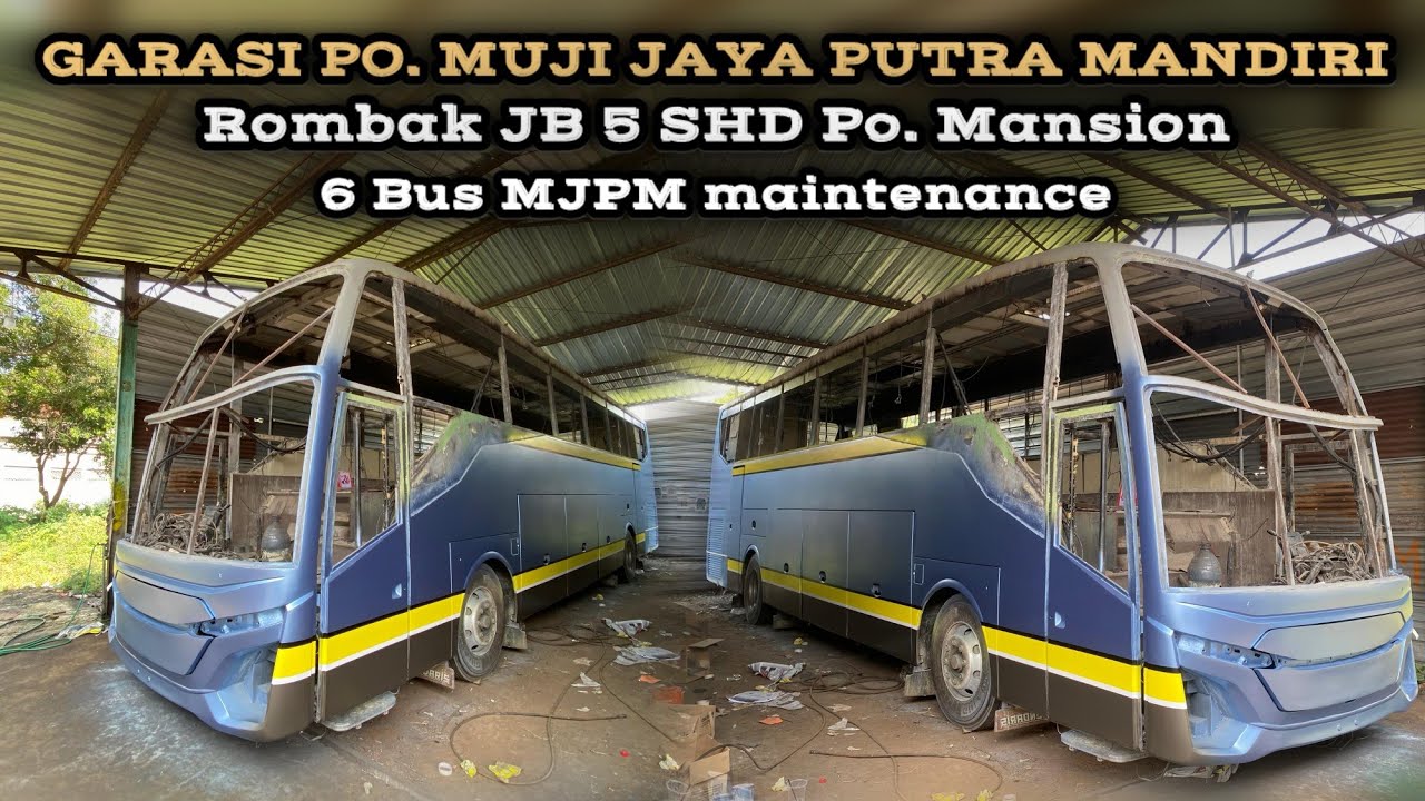 Rombak Jetbus 5 Milik Po. Mansion‼️Main Ke Garasi Po. Muji Jaya🔥Hino RK ...